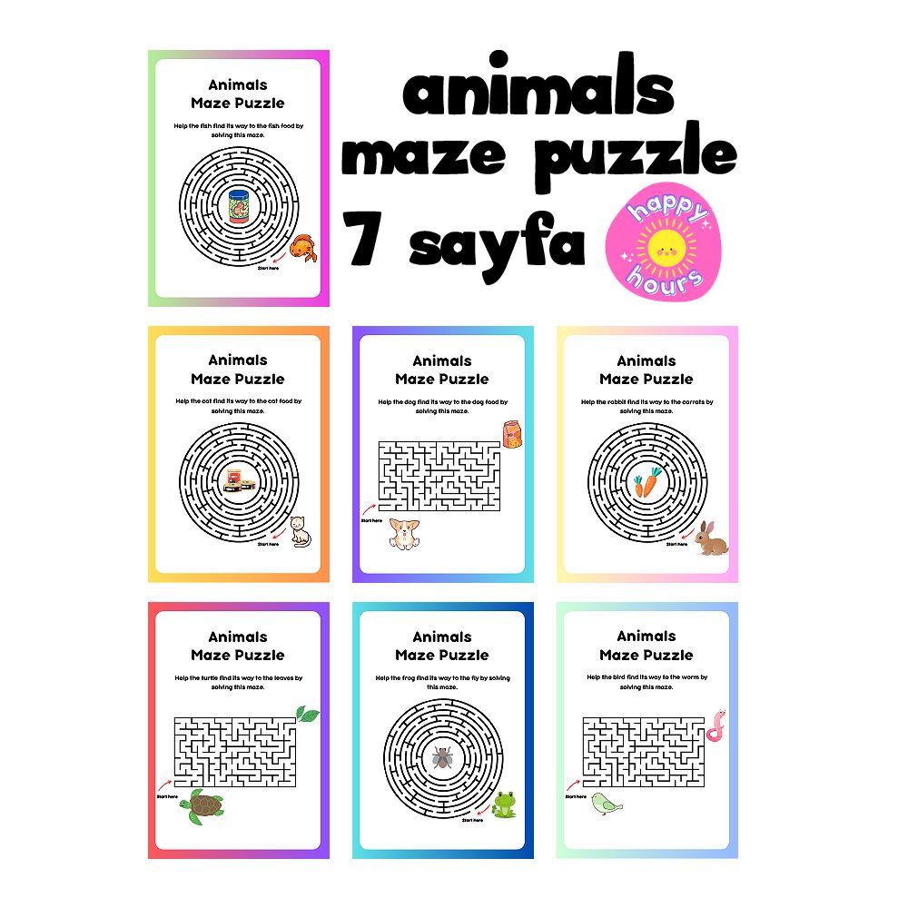 ANIMALS MAZE PUZZLE - paylasogretkazan.com