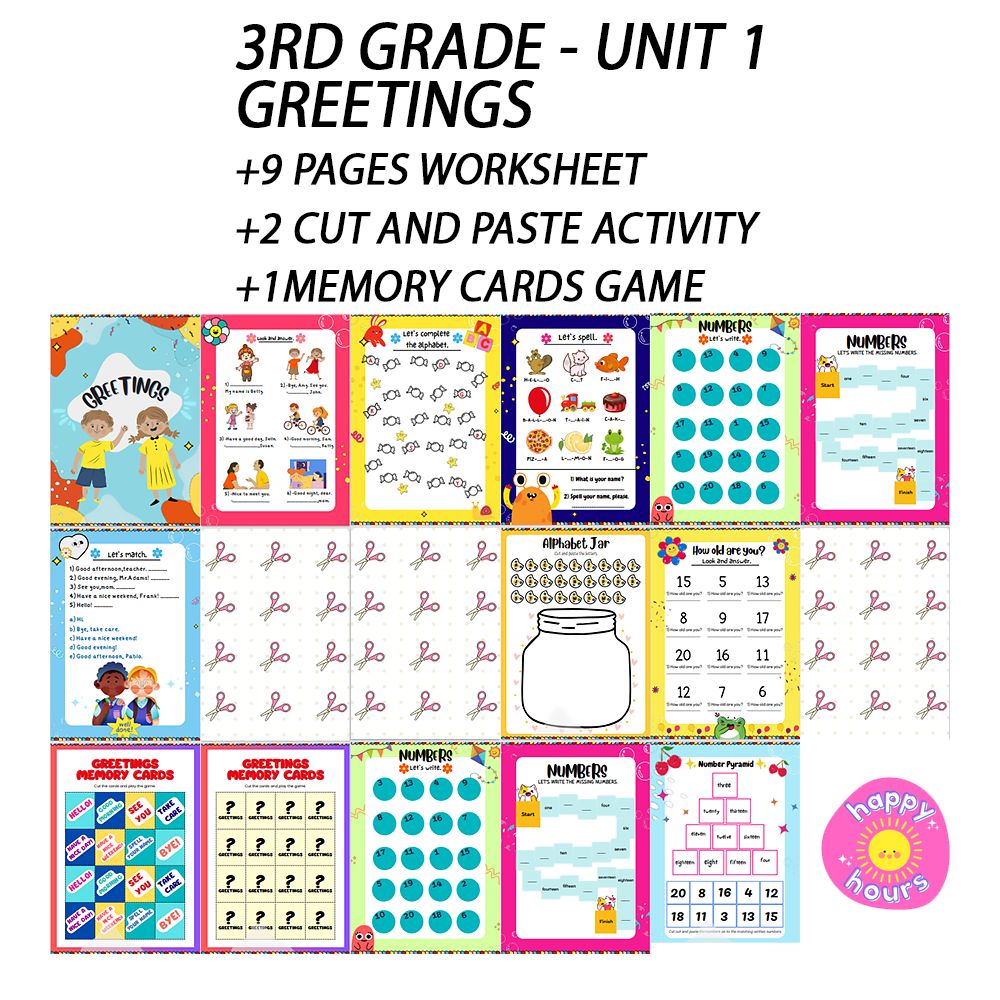 3rd GRADE - UNIT 1 GREETINGS - paylasogretkazan.com