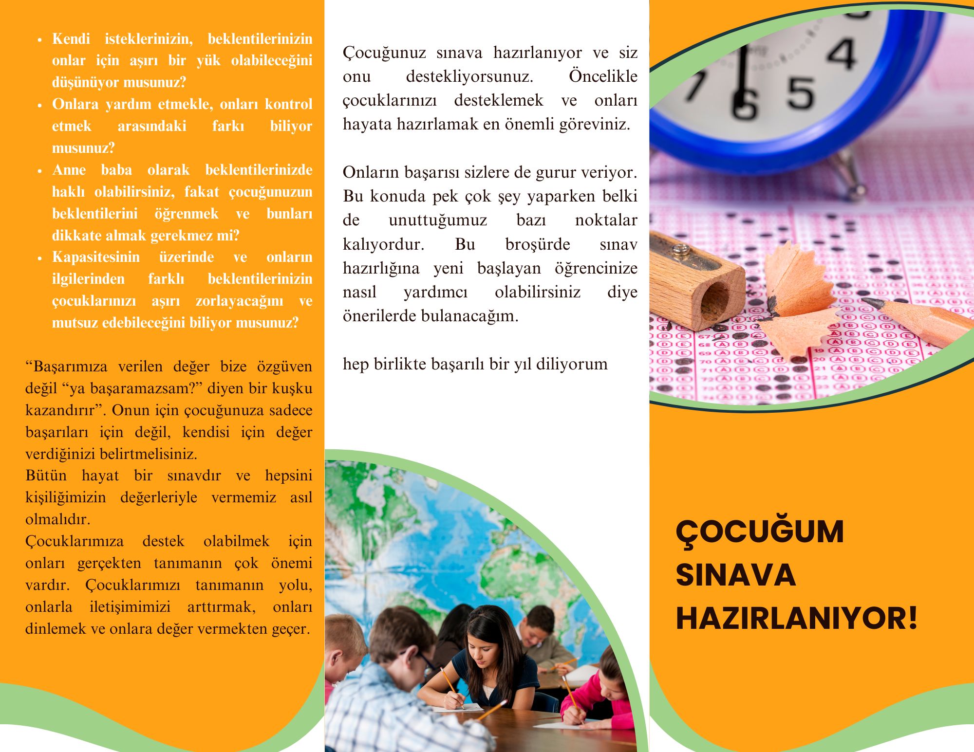 ÇOCUĞUM SINAVA HAZIRLANIYOR - paylasogretkazan.com