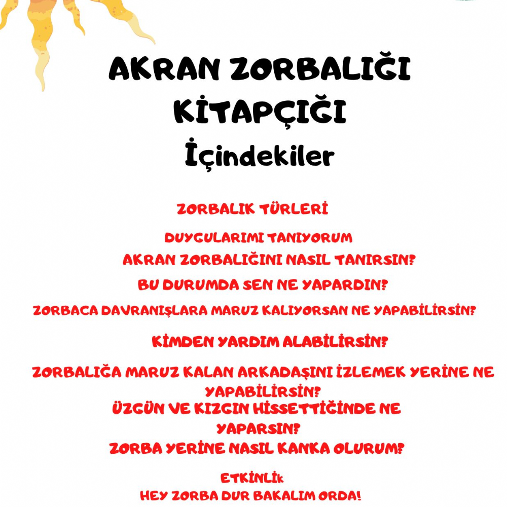 Akran Zorbalığı Kitapçığı - paylasogretkazan.com