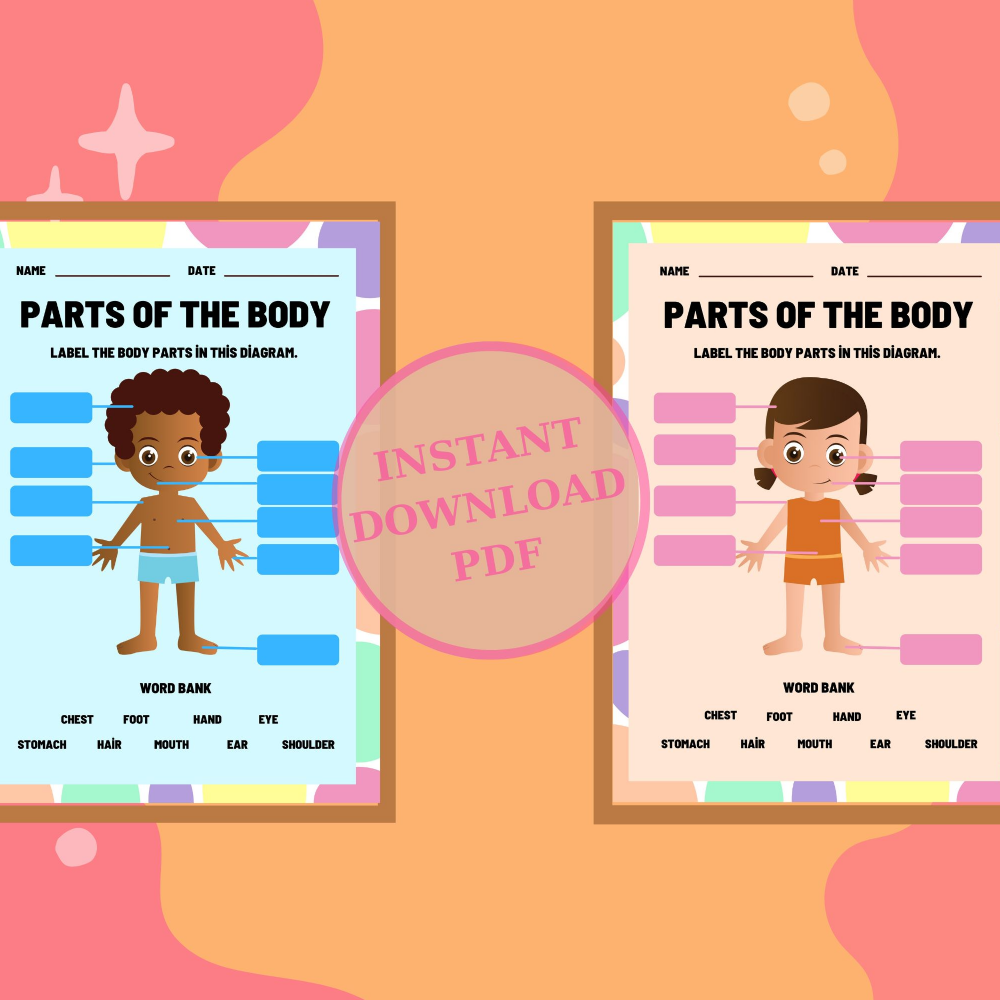 Body Parts Flashcards and Worksheets - paylasogretkazan.com