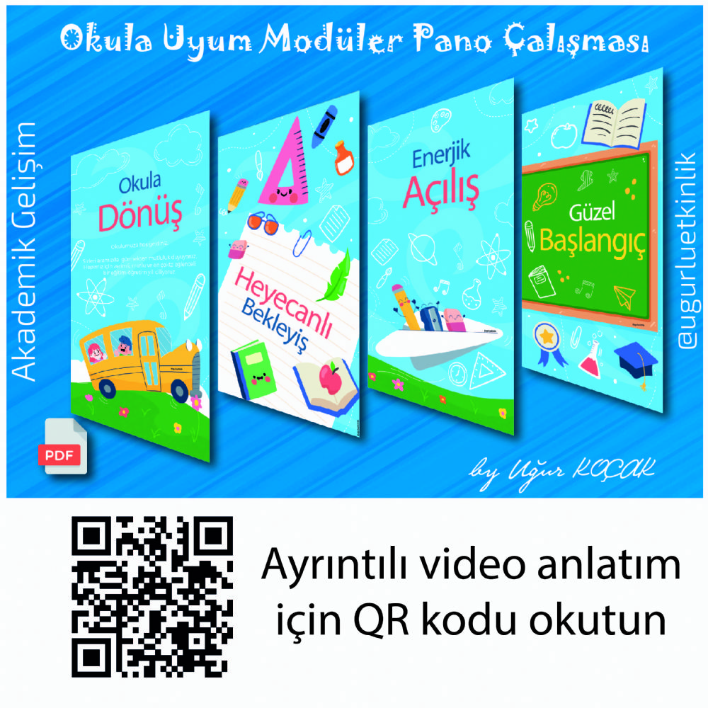 Okula Uyum Modüler Pano Çalışması - paylasogretkazan.com