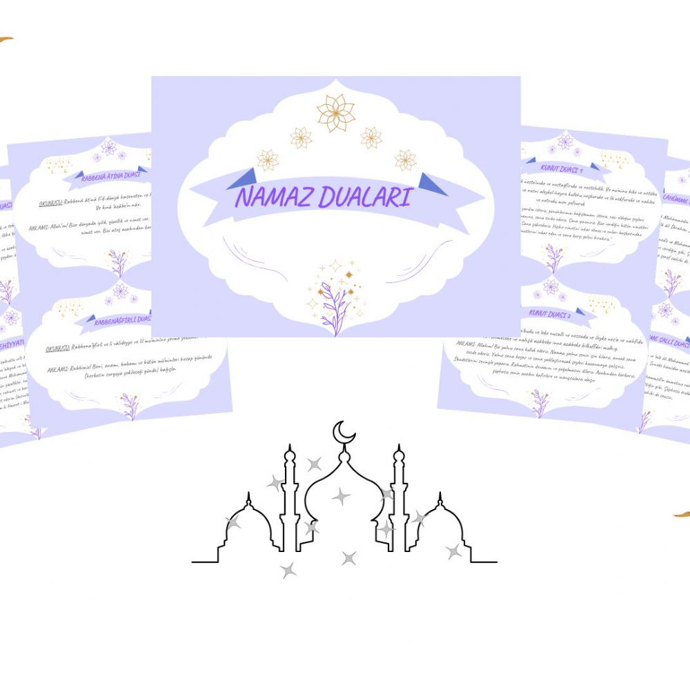 Namaz Duaları Pano - paylasogretkazan.com