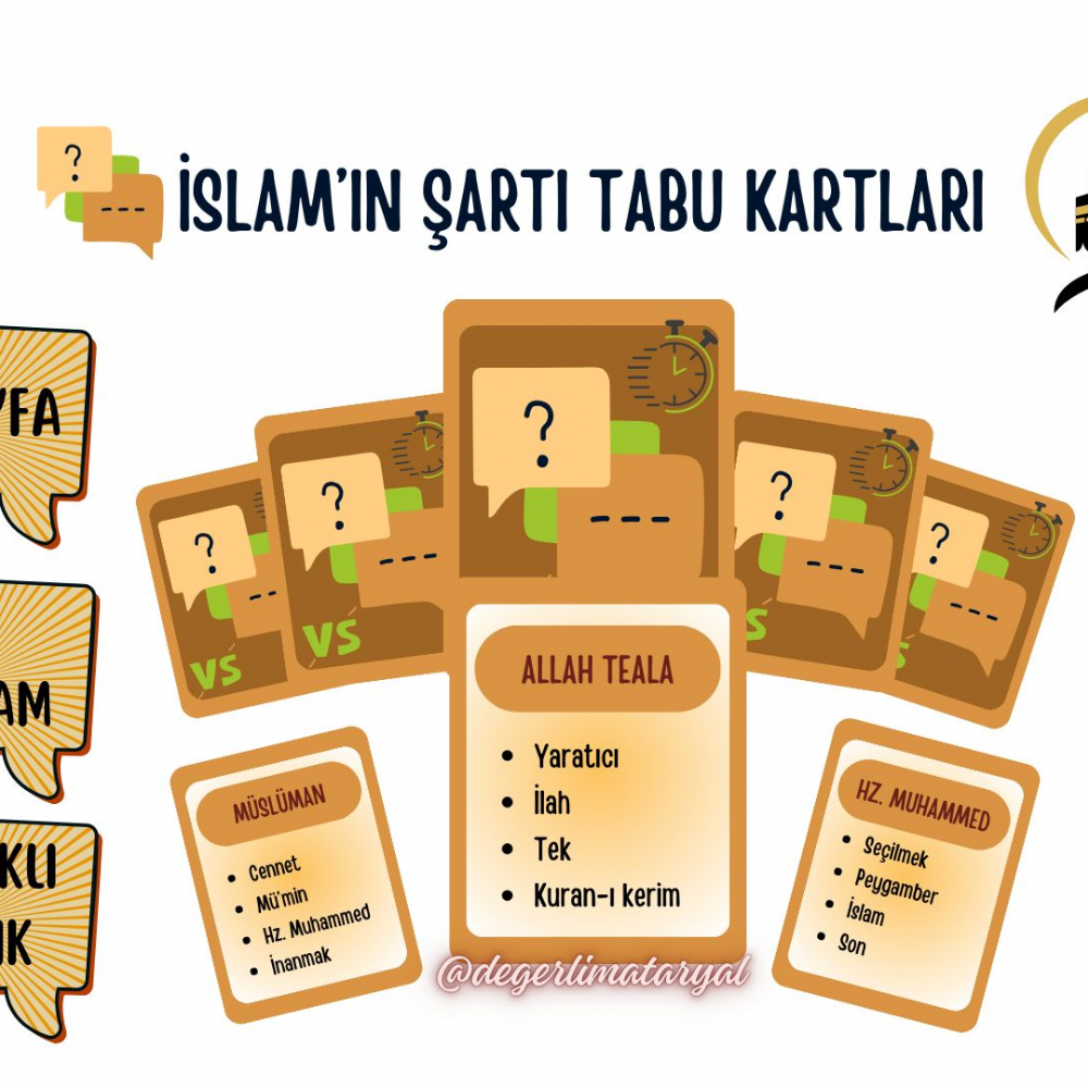 İslamın Şartı Tabu Kartları - paylasogretkazan.com