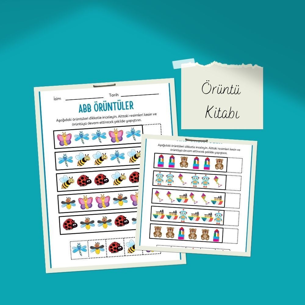 Okul Öncesi Örüntü Çalışma Kitabı - paylasogretkazan.com